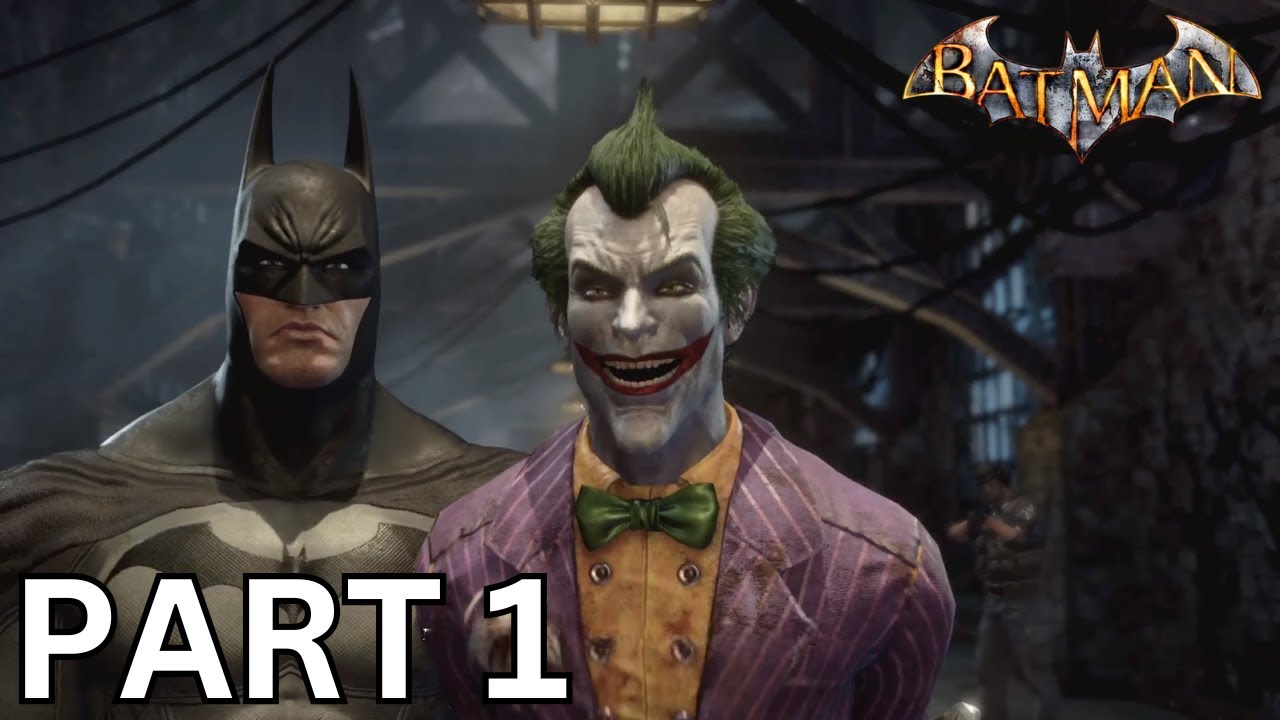 Batman Arkham Asylum Walkthrough Part 1 - Intro - YouTube