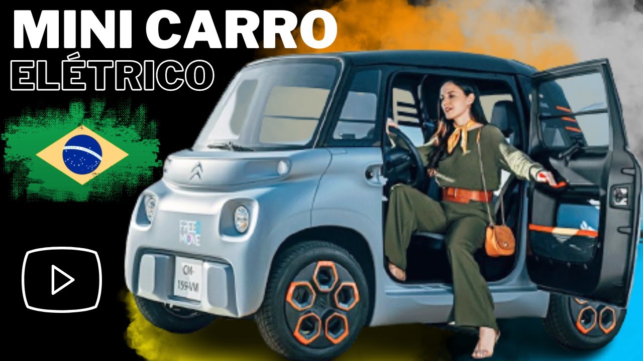 O MINI CARRO ELÉTRICO DA CITROEN CHEGANDO NO BRASIL? - YouTube