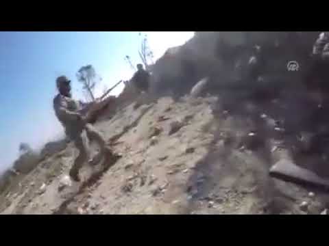 Gerçek çatışma Burseya dağı afrin ypg türkiye gerçek savaş görüntüleri