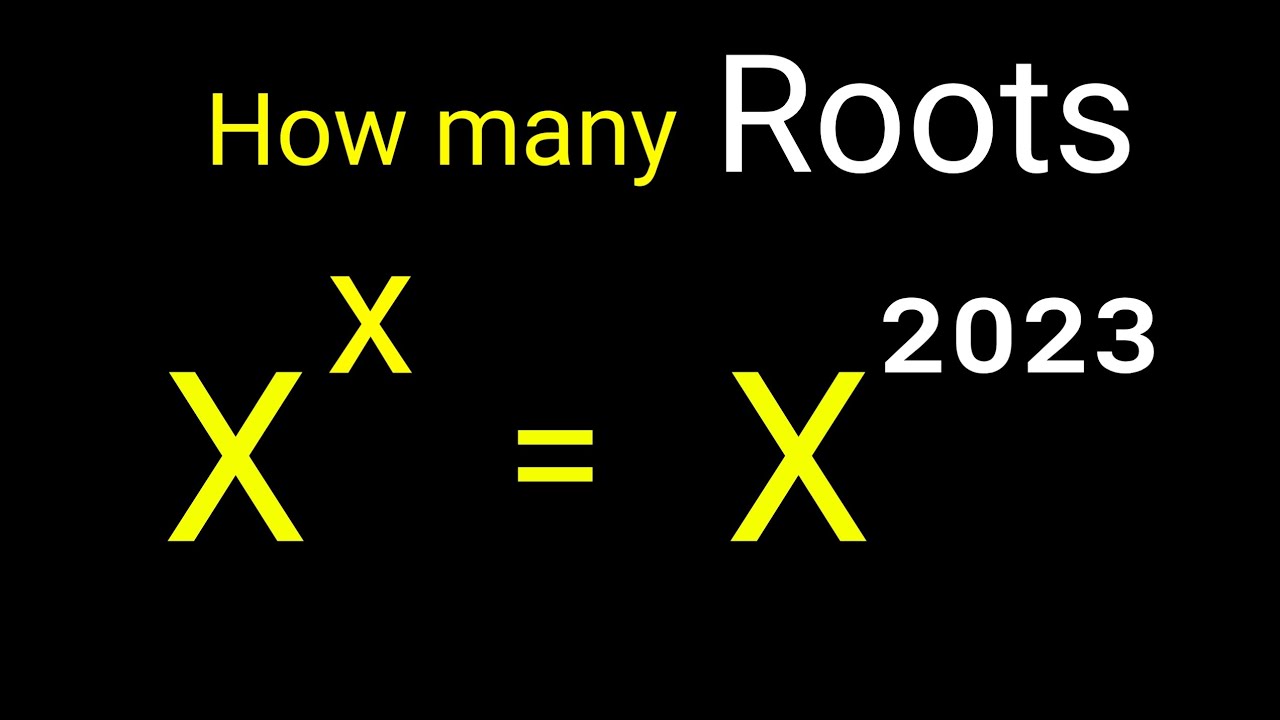 How Many Roots Do You See In This Algebra Problem? - YouTube
