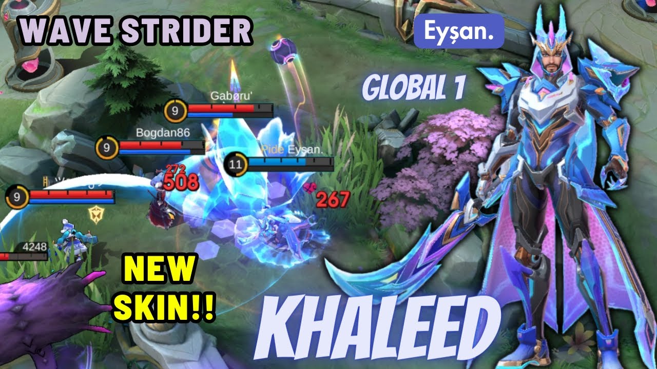 "Wave Strider" Khaleed New EPIC Skin!! - Top 1 Global Khaleed by "Eyşan ...