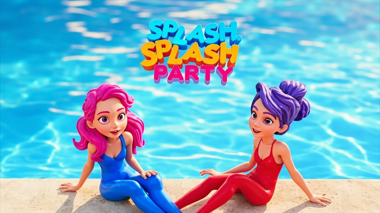 Splash Splash Party! 🌊 New Swimming Song for Kids | Fun Pool Dance ...
