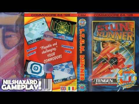 S.T.U.N. Runner (1990) by Atari Games/Tengen/Domark -Commodore 64 ...