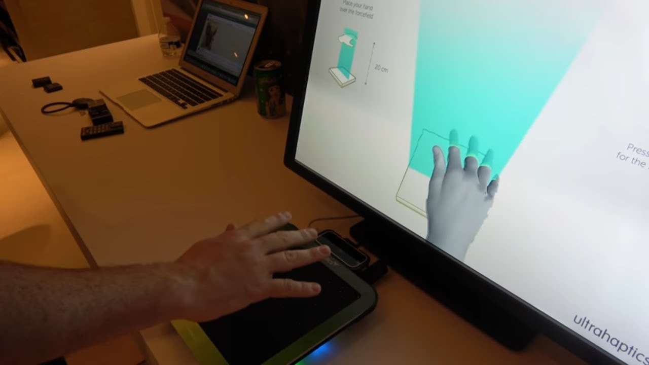 Ultrahaptics haptic technology that creates the sensation of touch in ...