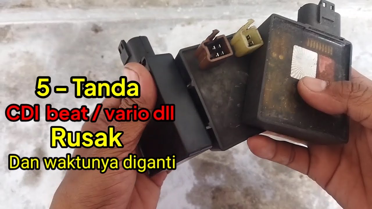 Ciri ciri CDI motor rusak beat vario dan waktunya diganti - YouTube