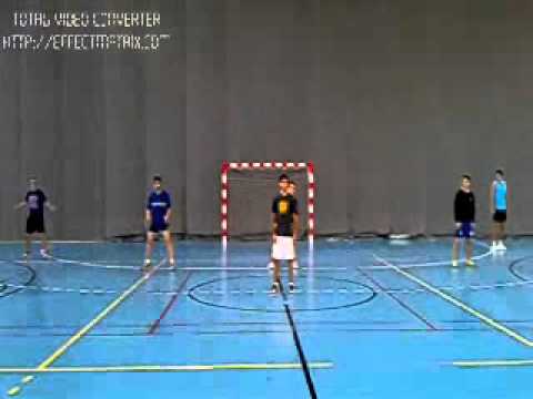 Balonmano UMH - Puestos específicos en la defensa 5:1 - YouTube