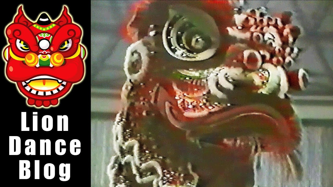 1990 Lion Dance Competition - Traditional Red Lion - YouTube