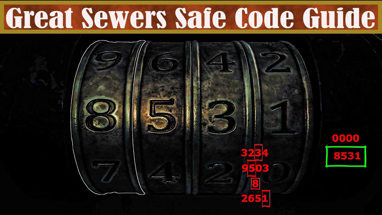 Remnant 2 Great Sewers Safe Code Guide Easy Unlock - YouTube