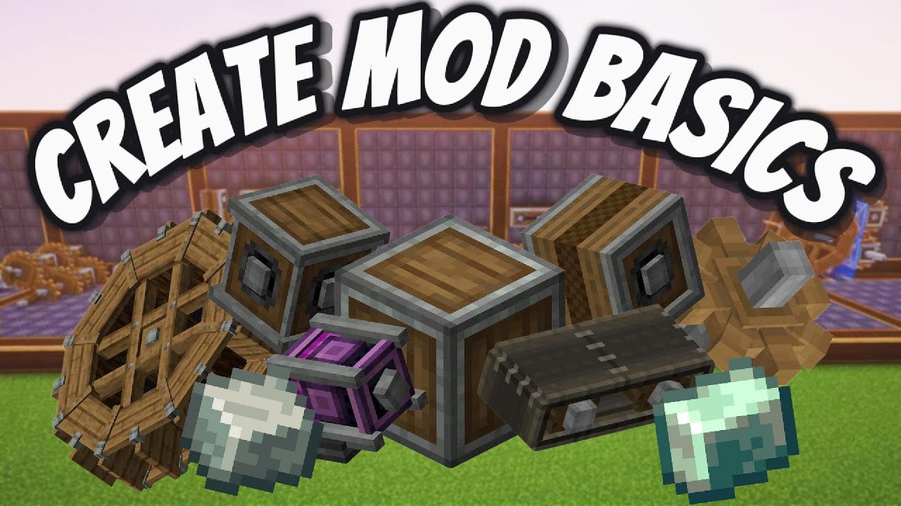 The ONLY guide you'll EVER need for Basic Rotational Power! | Minecraft Create Mod Basics - YouTube