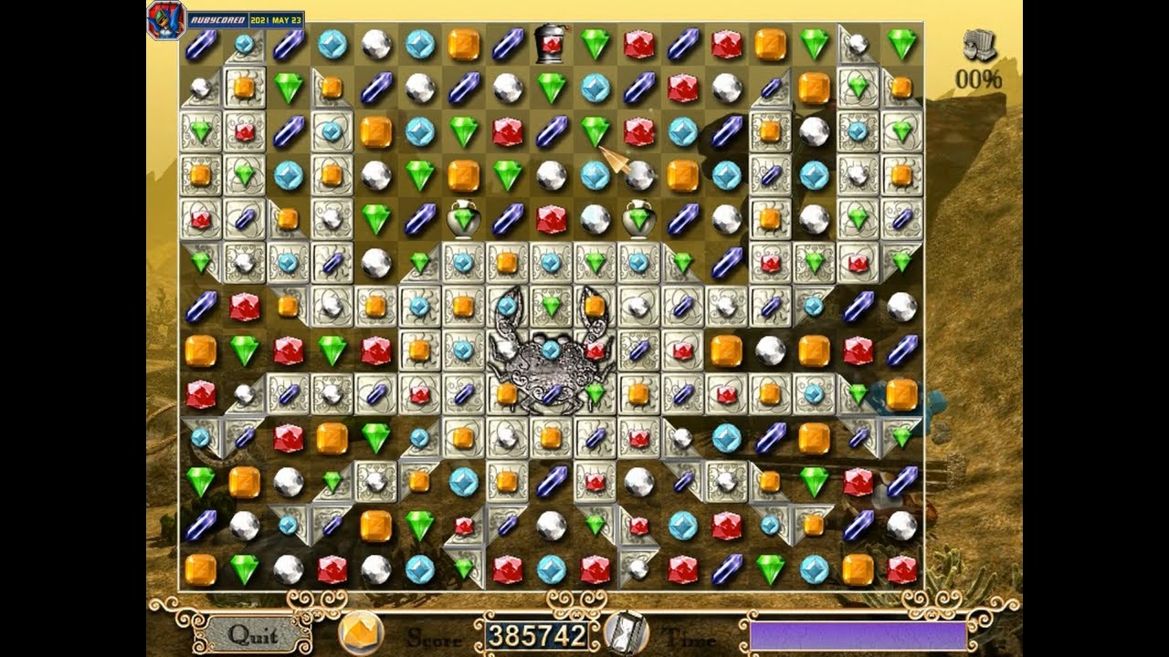 Jewel of Atlantis (2006, PC) - 09 of 10: Levels 89~97 (Take 2)[1080p60 ...