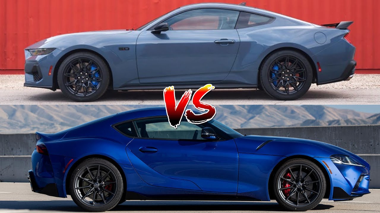 2023 Ford Mustang Dark Horse vs 2023 Toyota Supra GR Comparison ...
