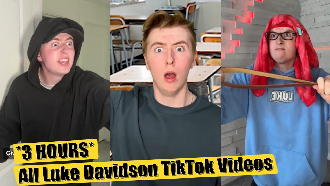 * 3 HOURS * Luke Davidson TikTok Videos - All Luke Davidson Funny ...
