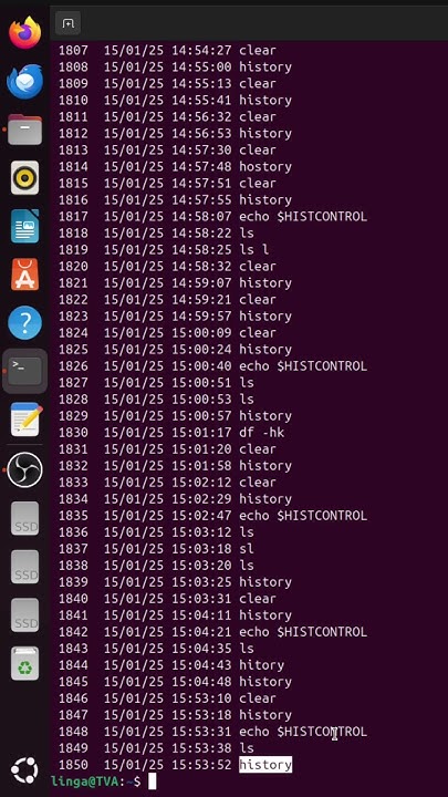 history command - Linux Part2 - YouTube