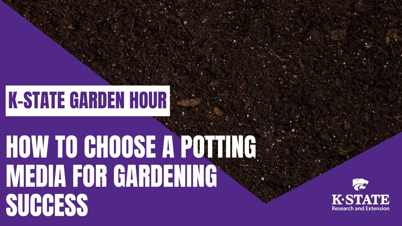 K-State Garden Hour: How to Choose Potting Media for Gardening Success ...