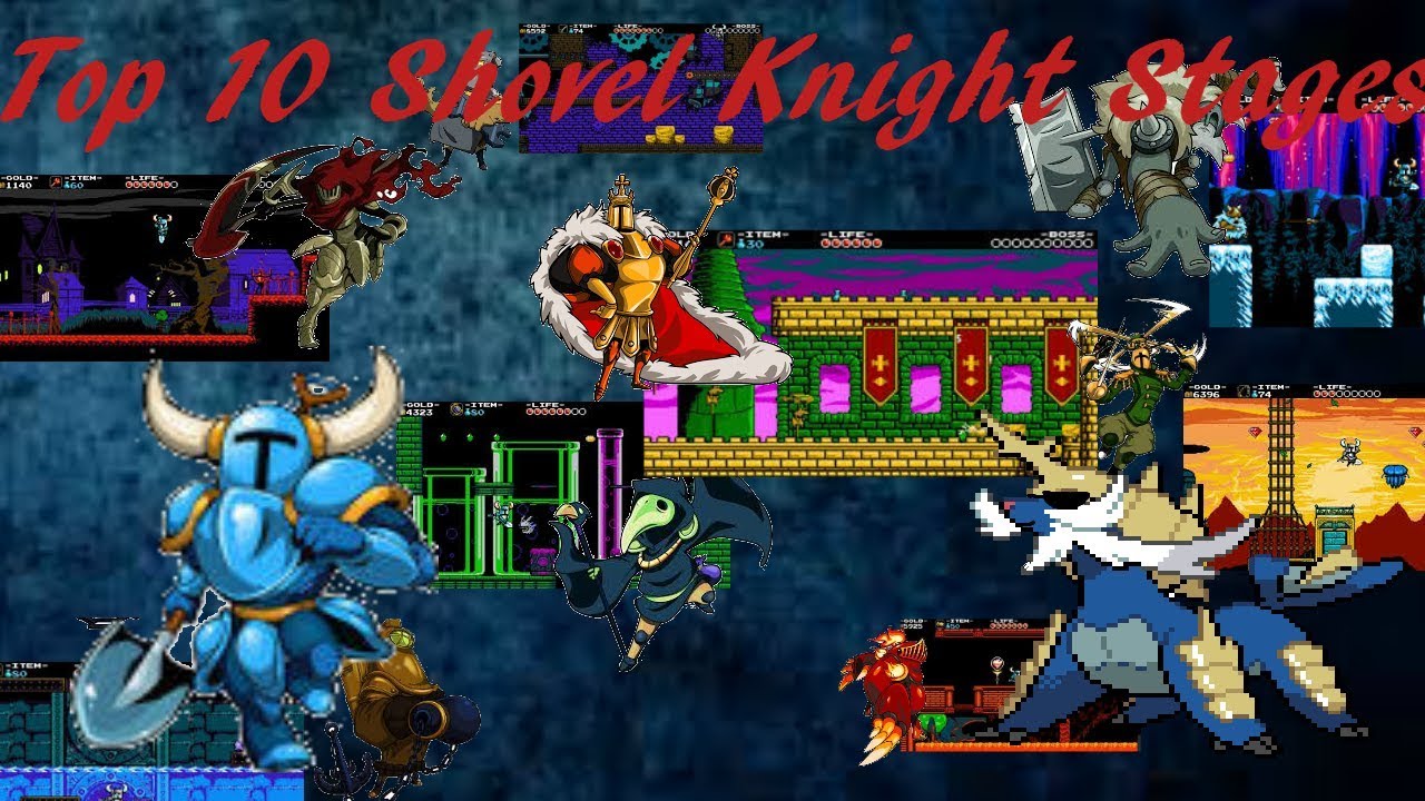 Top 10 Shovel Knight Stages - YouTube