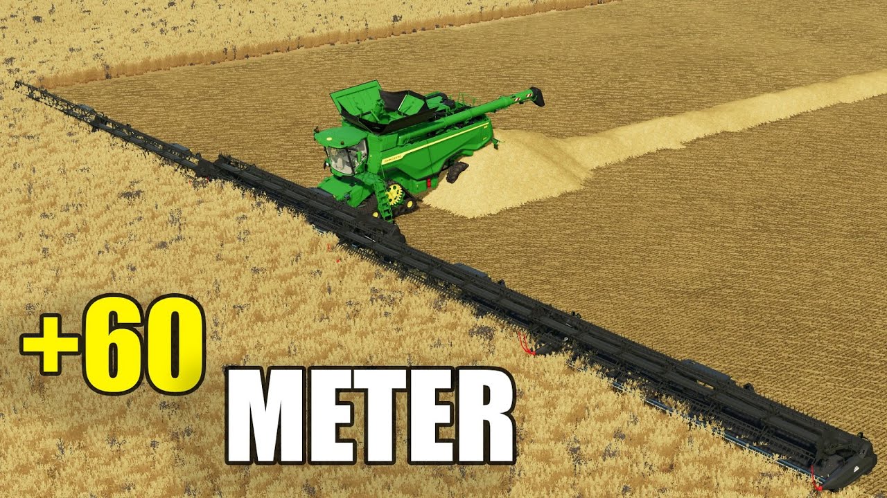 +60 METER CRAZY HEADER MOD TESTING! Farming Simulator 22 - YouTube
