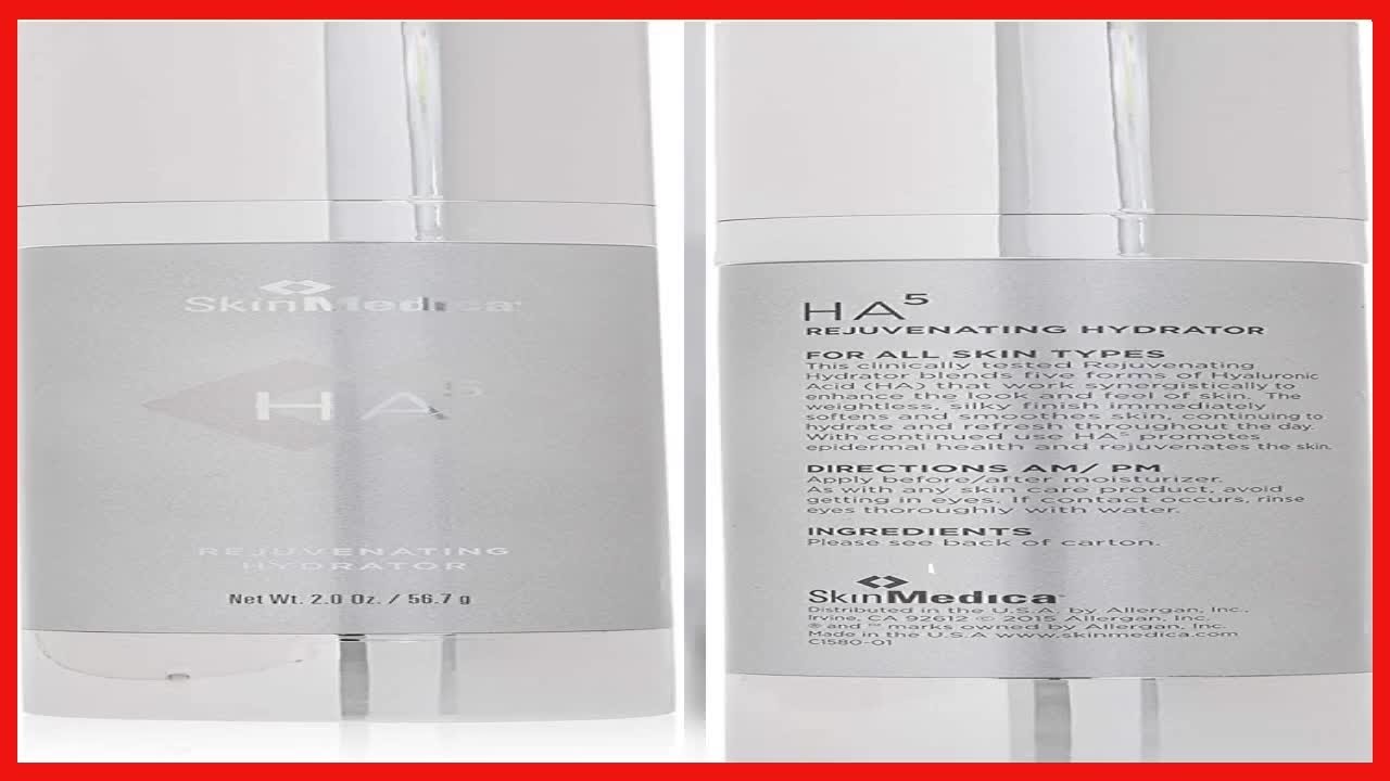 SkinMedica HA5 Rejuvenating Hydrator, 2 Oz - YouTube