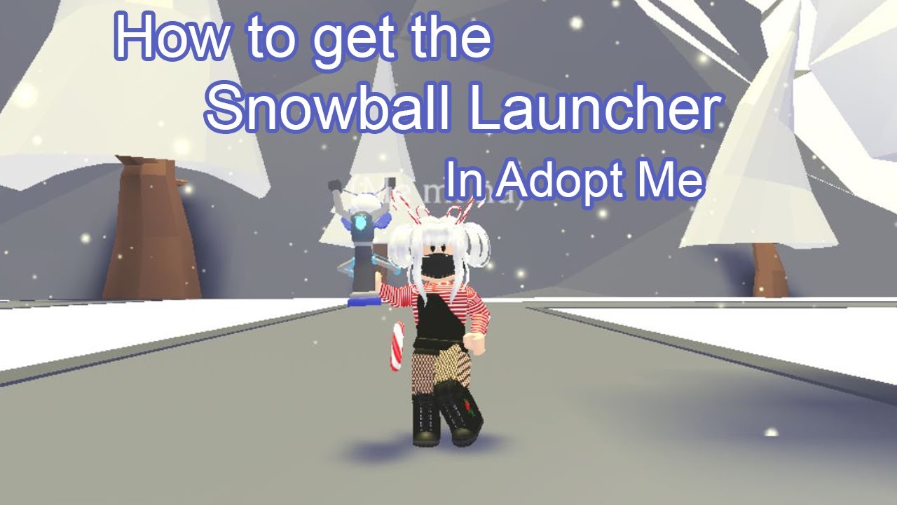 How To Get The Snowball Launcher In Adopt Me | Adopt Me Gift Locations ...