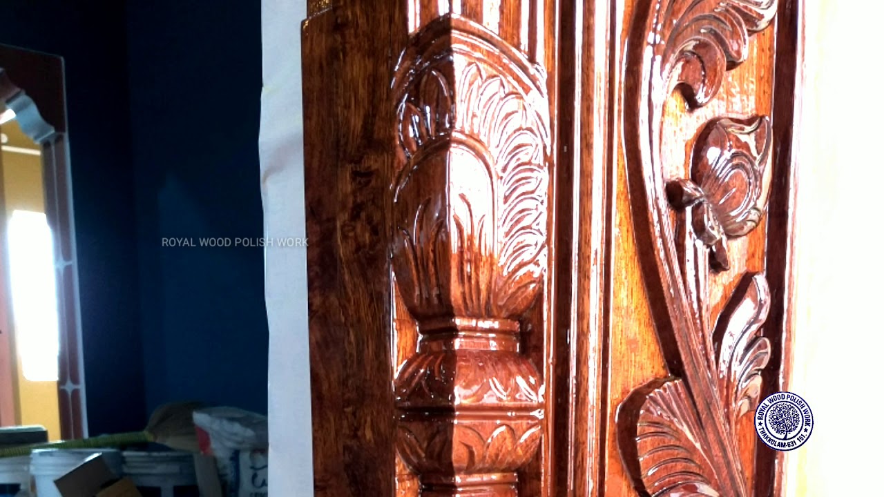 Katthirippoo design vasakal wood craving design - YouTube