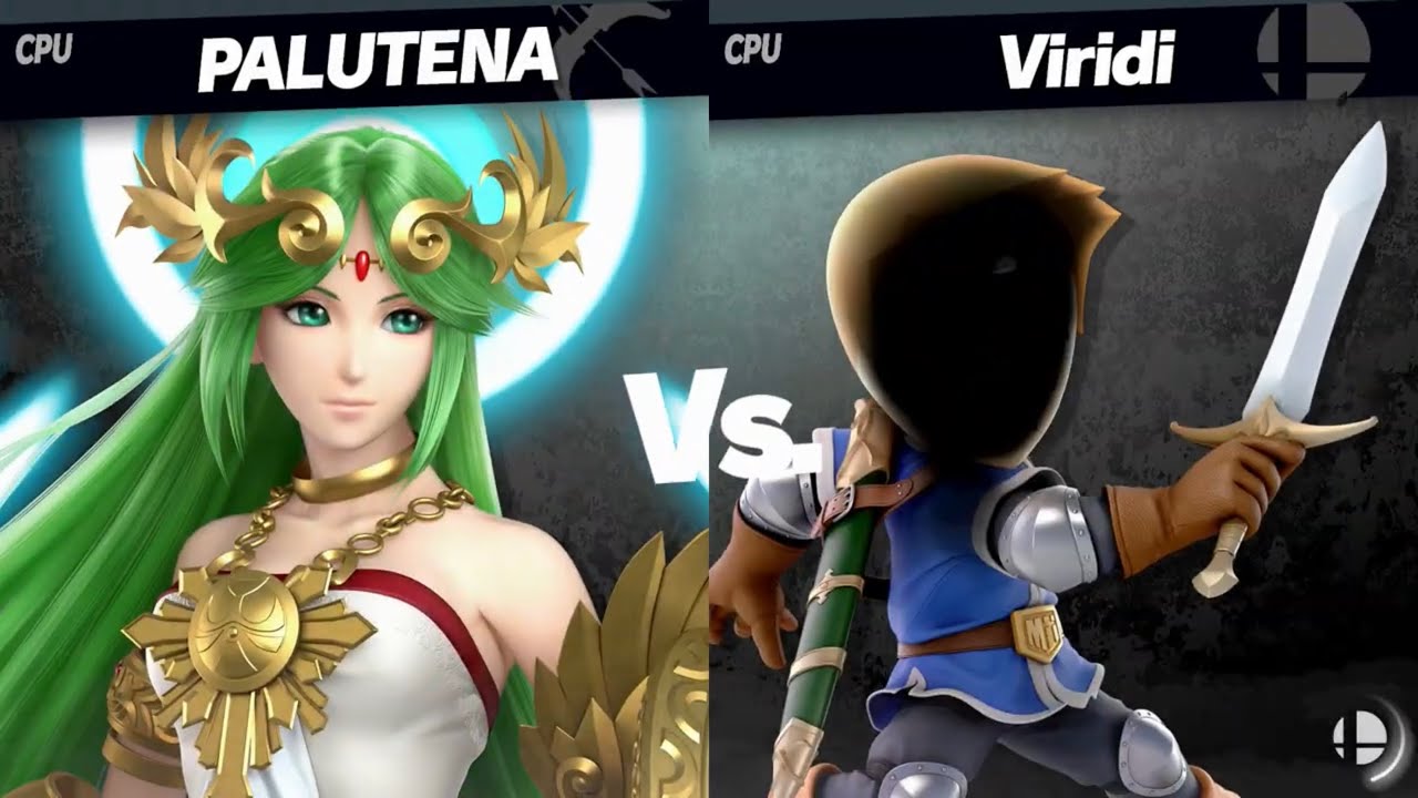 Super Smash Bros. Ultimate - Palutena vs Viridi - YouTube
