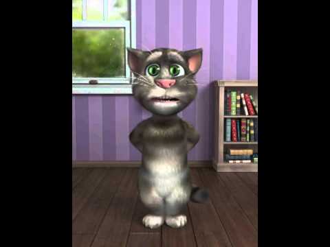 Talking Tom digging minecraft style - YouTube