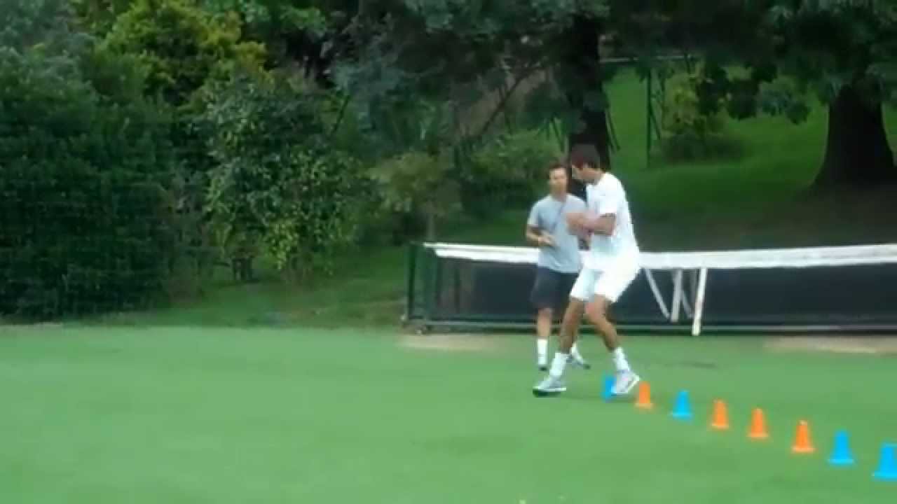 Juan Martin del Potro working hard on his physique - YouTube