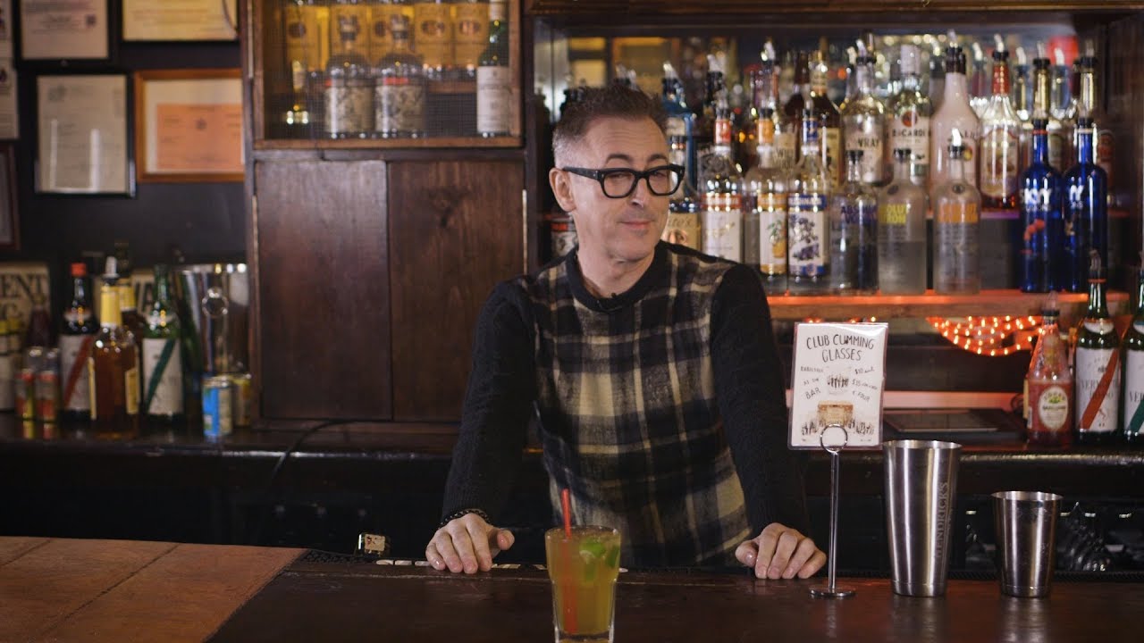Alan Cumming's Mixology Class: The Wild ginger - YouTube