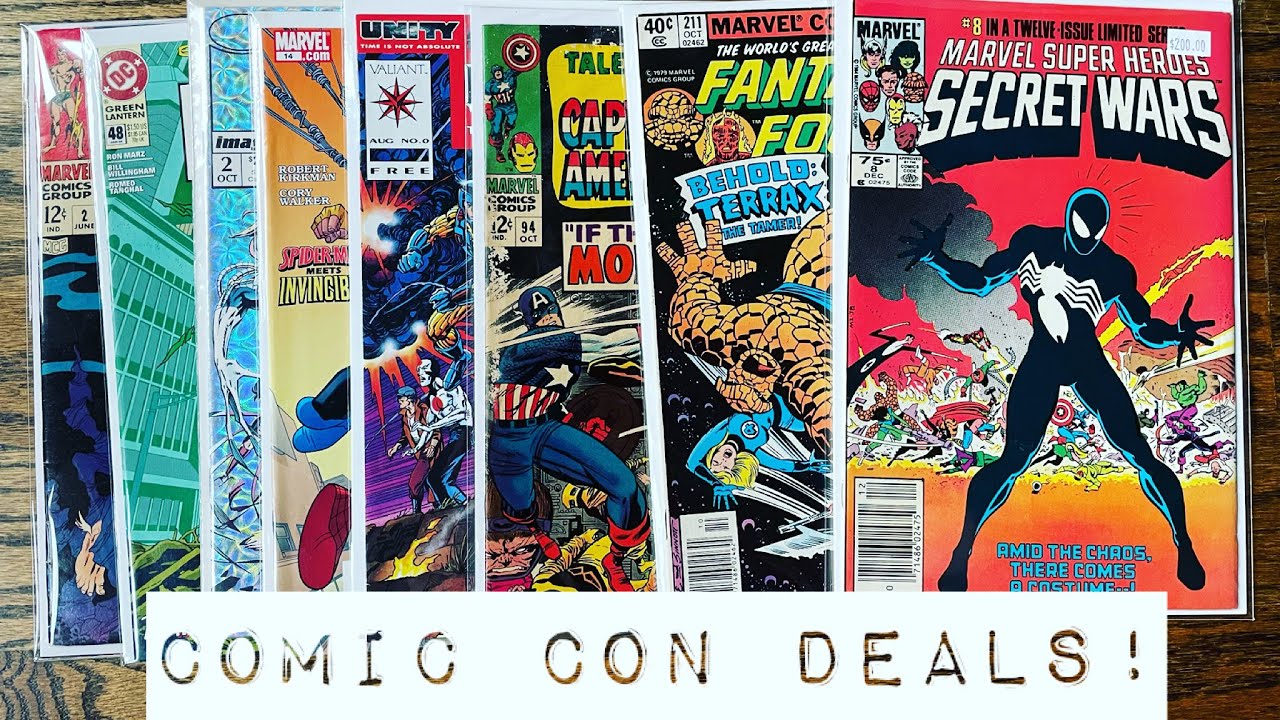 Comic Book Convention — Deals found in the wild — Key comics! - YouTube