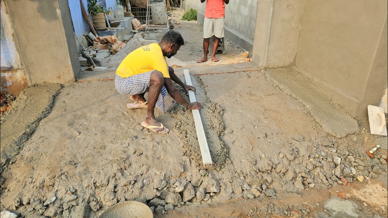 Ramp Construction_Techniques of Front Gate Ramp Concrete with Cement ...