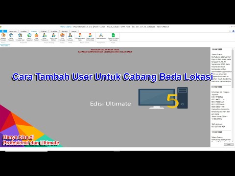 Cara Tambah User Untuk Cabang Beda Lokasi
