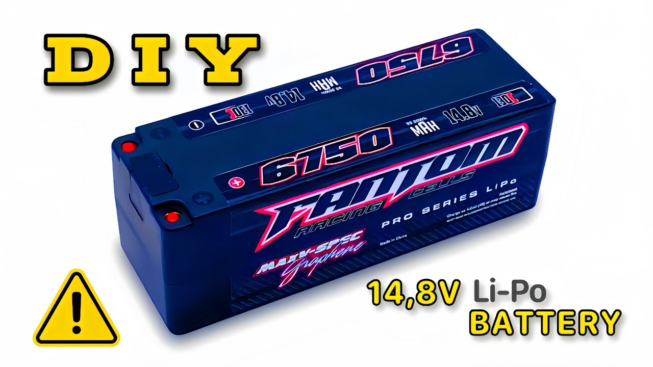 How To Make Li-Po 4s 2p Battery Pack - YouTube