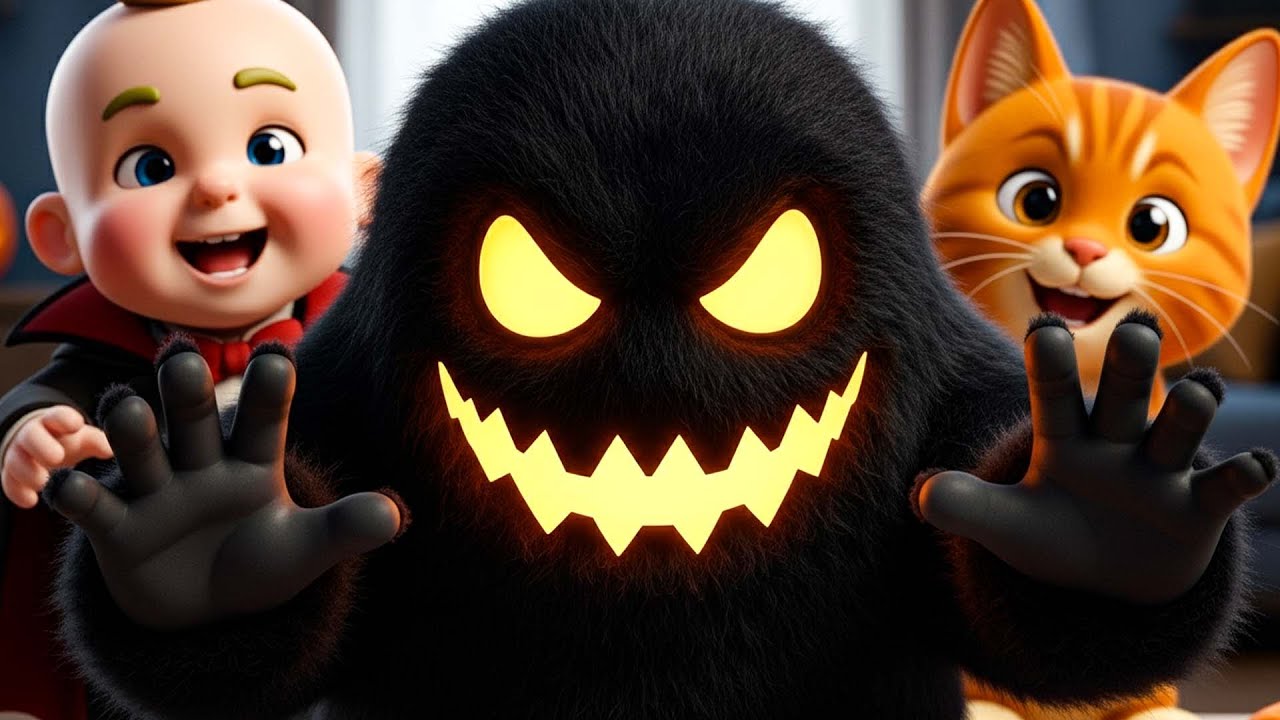 Monster In The House👻 | Kids Halloween Song & Nursery Rhyme | Spooky ...