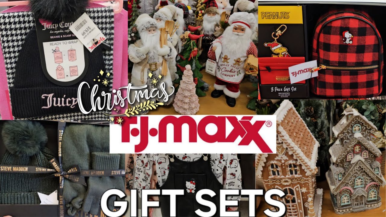 TJ MAXX CHRISTMAS GIFT SETS AND DECORATIONA WALKTHROUGH 2024 - YouTube