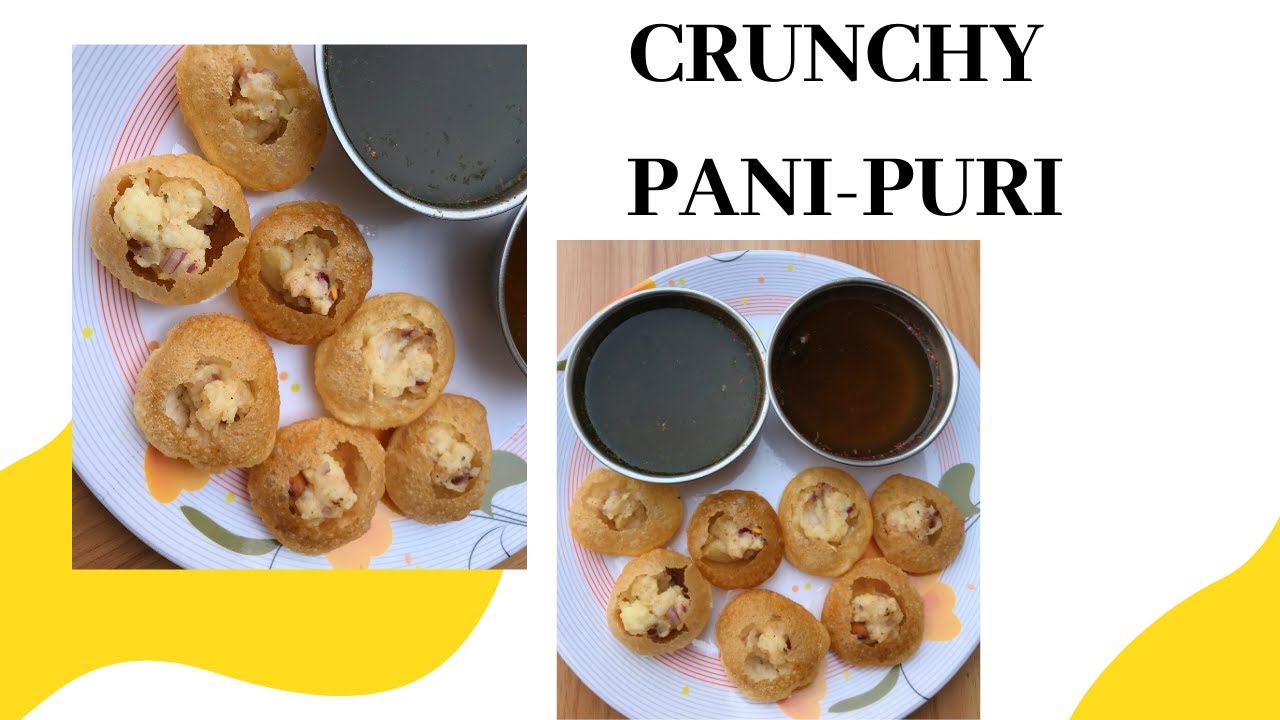 Pani Puri (पानी पुरी) Recipe / How to make pani-puri / Homemade Pani ...
