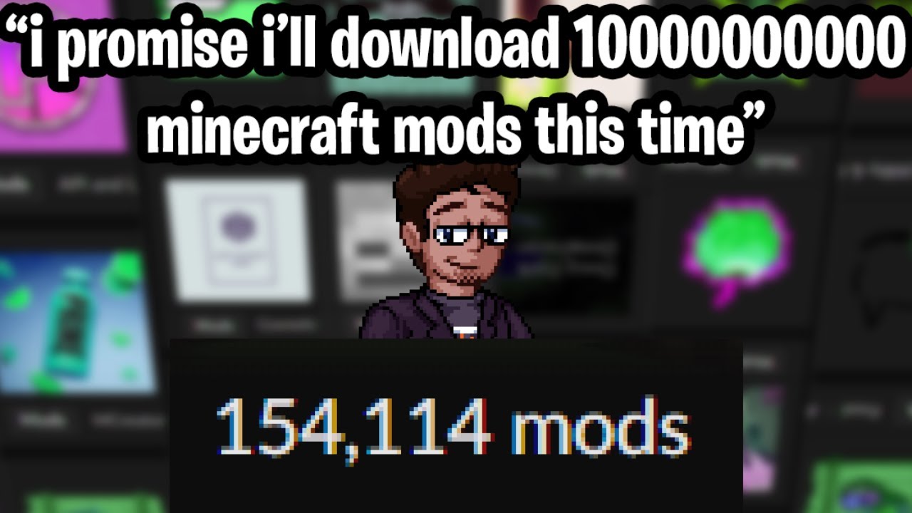 Actually downloading 1000000 mods this time - YouTube