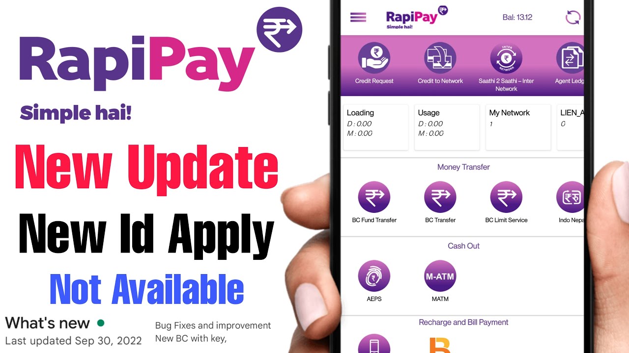 Rapipay New Update For Retailer, Distributor Full Details - YouTube