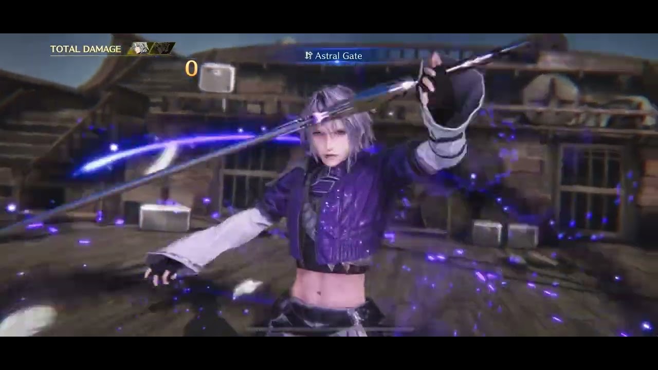 FF7 Ever Crisis - Black Waltz Ruin EX II Solo - YouTube