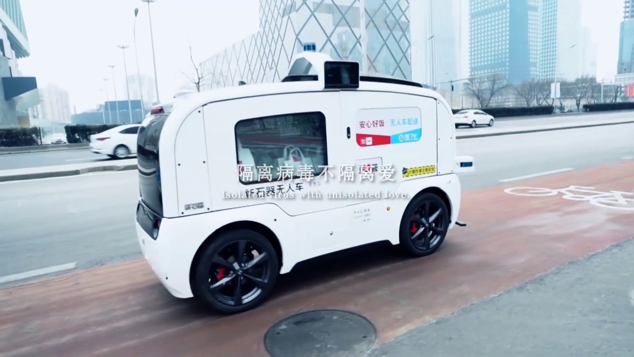 Neolix Autonomous Driving on the frontlines fighting Coronavirus - YouTube