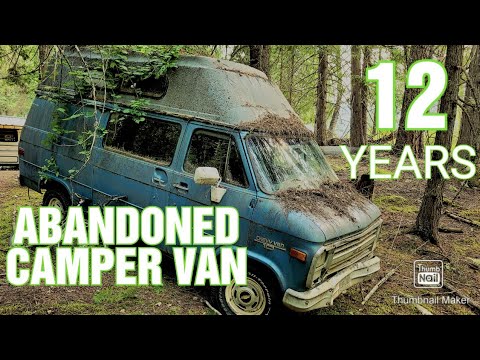 ABANDONED CAMPER VAN!!...CAN WE GET IT TO RUN? - YouTube