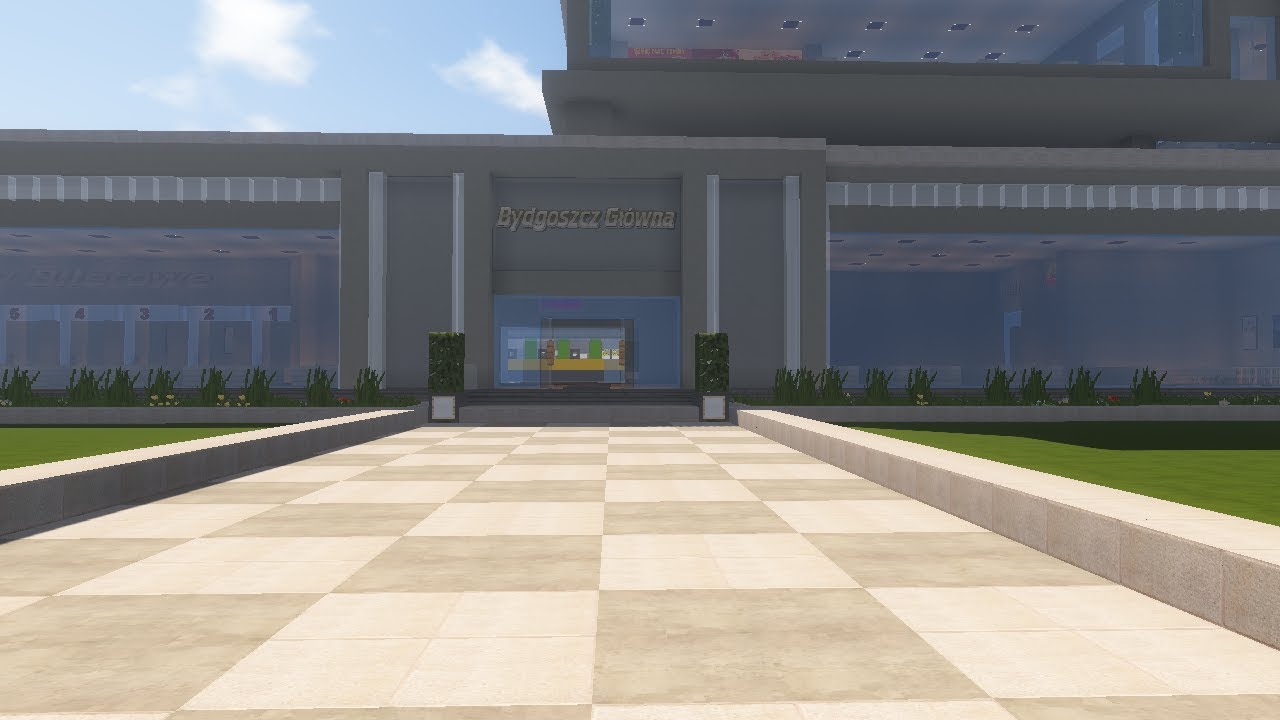 Dworzec PKP w Minecraft - YouTube
