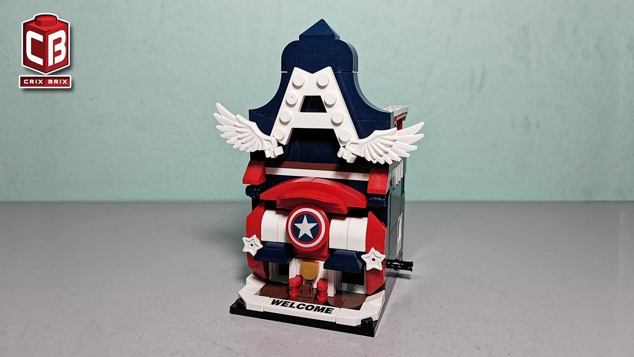 Captain America Building SY6804 Lego Compatible #crixbrix # ...