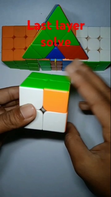 Last layer solve 2by2 Rubiks Cube #Shorts #youtubeshorts #viralshorts #cube 😱😱😱😱 - YouTube
