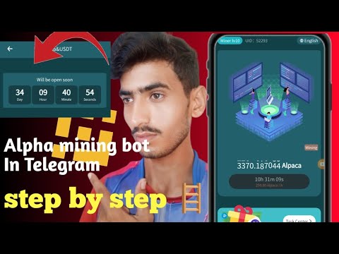 Alpha mining bot in Telegram | Alpha mining withdraw process | Alpha ...