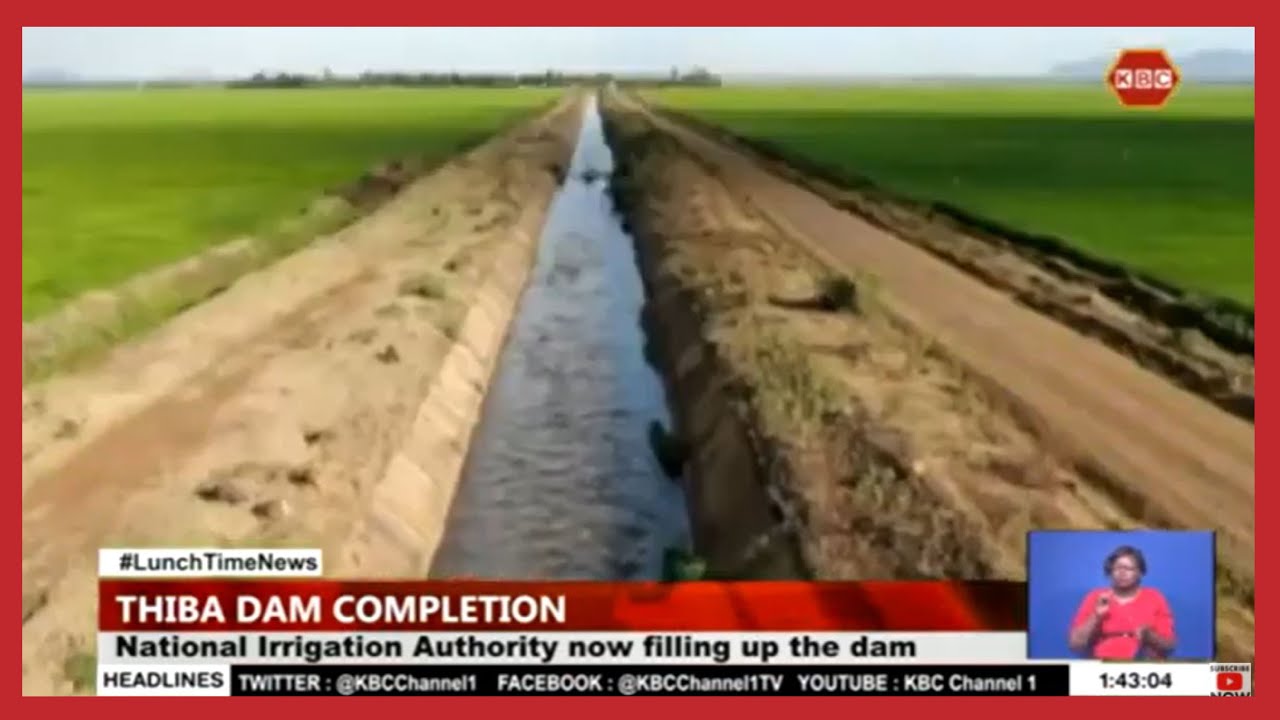 River Thiba flow stabilized by storage capacity of the dam - YouTube