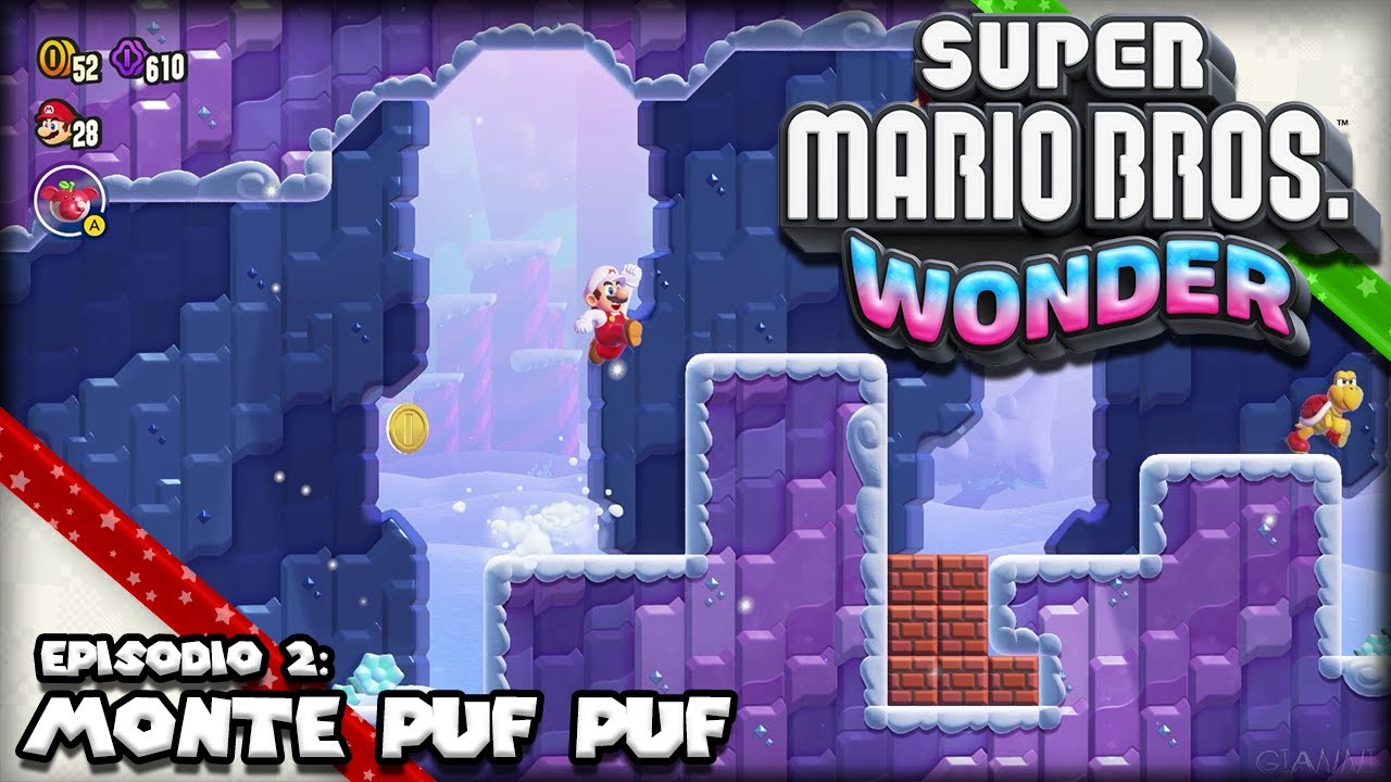 Super Mario Bros. Wonder - Ep.2 - Monte Puf Puf - YouTube
