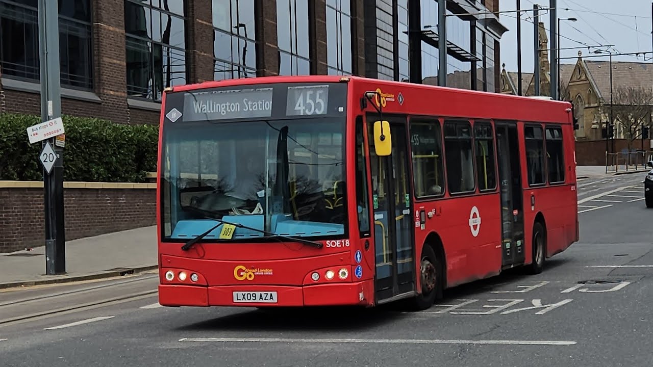 *Last Day* Go Ahead London SOE18 LX09AZA route 455 - YouTube