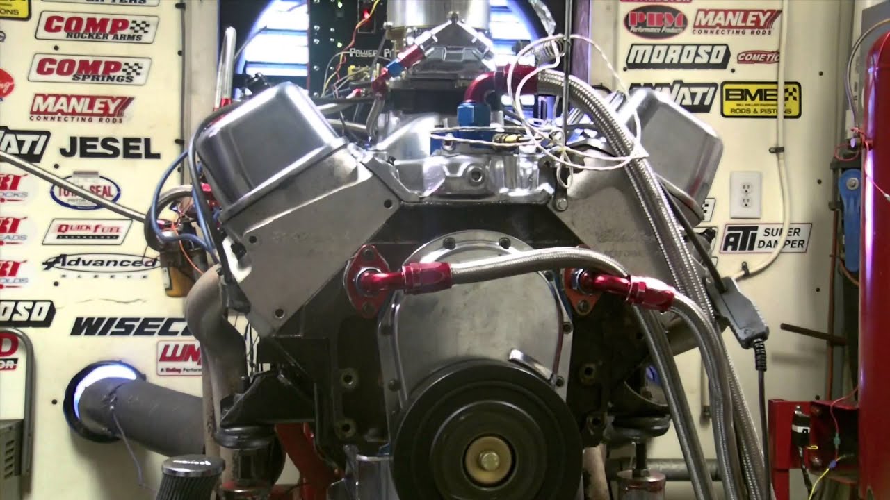 Stacy Mcbride's Pro Street 10:1 496 BBC Engine - YouTube