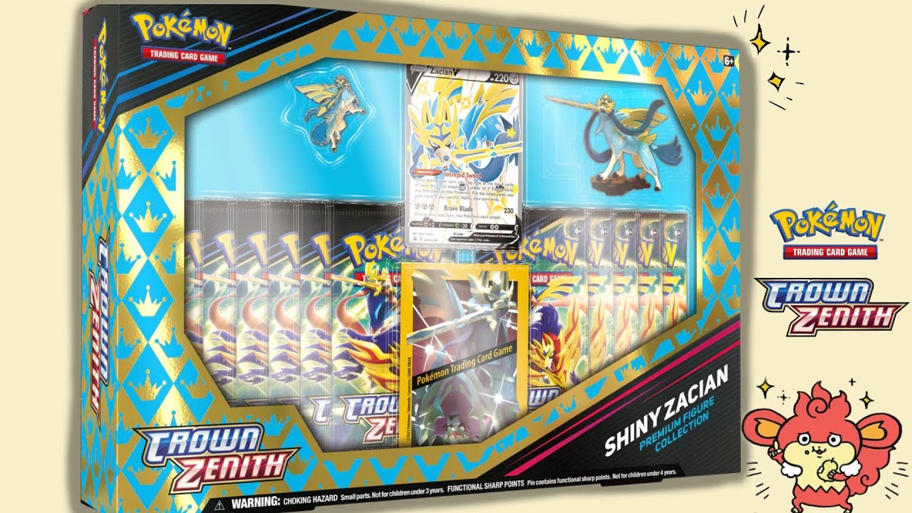 Pokémon Shiny Zacian Premium Figure Collection opening!! 🔥🔥 - YouTube