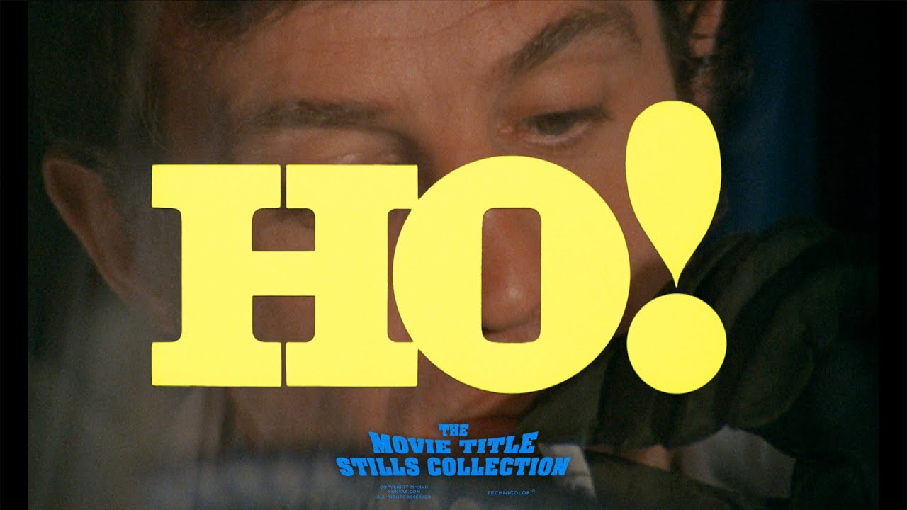 Ho! (1968) title sequence - YouTube