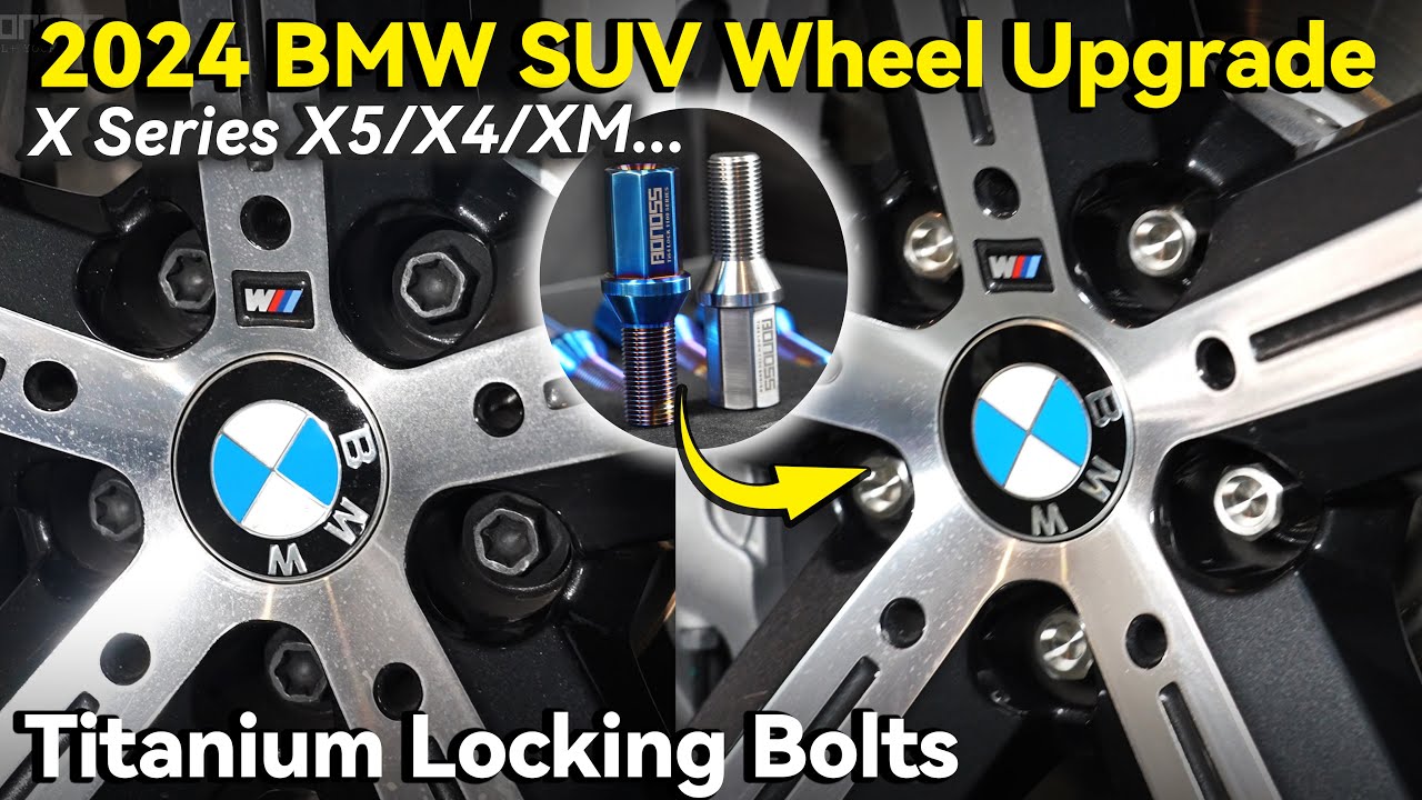2024 BMW X5 Upgrade With Titanium Locking Wheel Bolts | BONOSS Parts ...